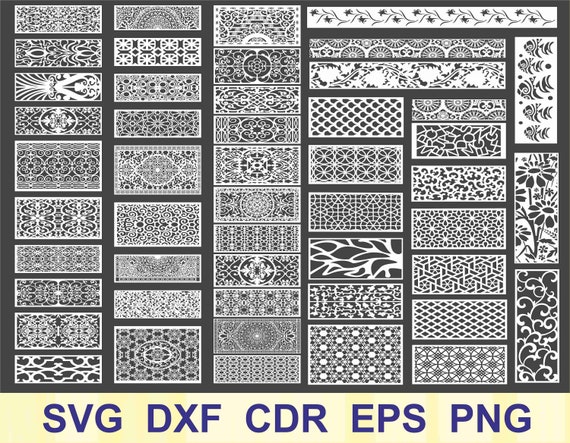 Decorative Panel SVG for Cricut Silhouette Files Laser Cut - Etsy Canada