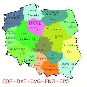 Poland Map Vector, Mapa Polski, Mapa Rzeczypospolitej Png, Vintage Map ...