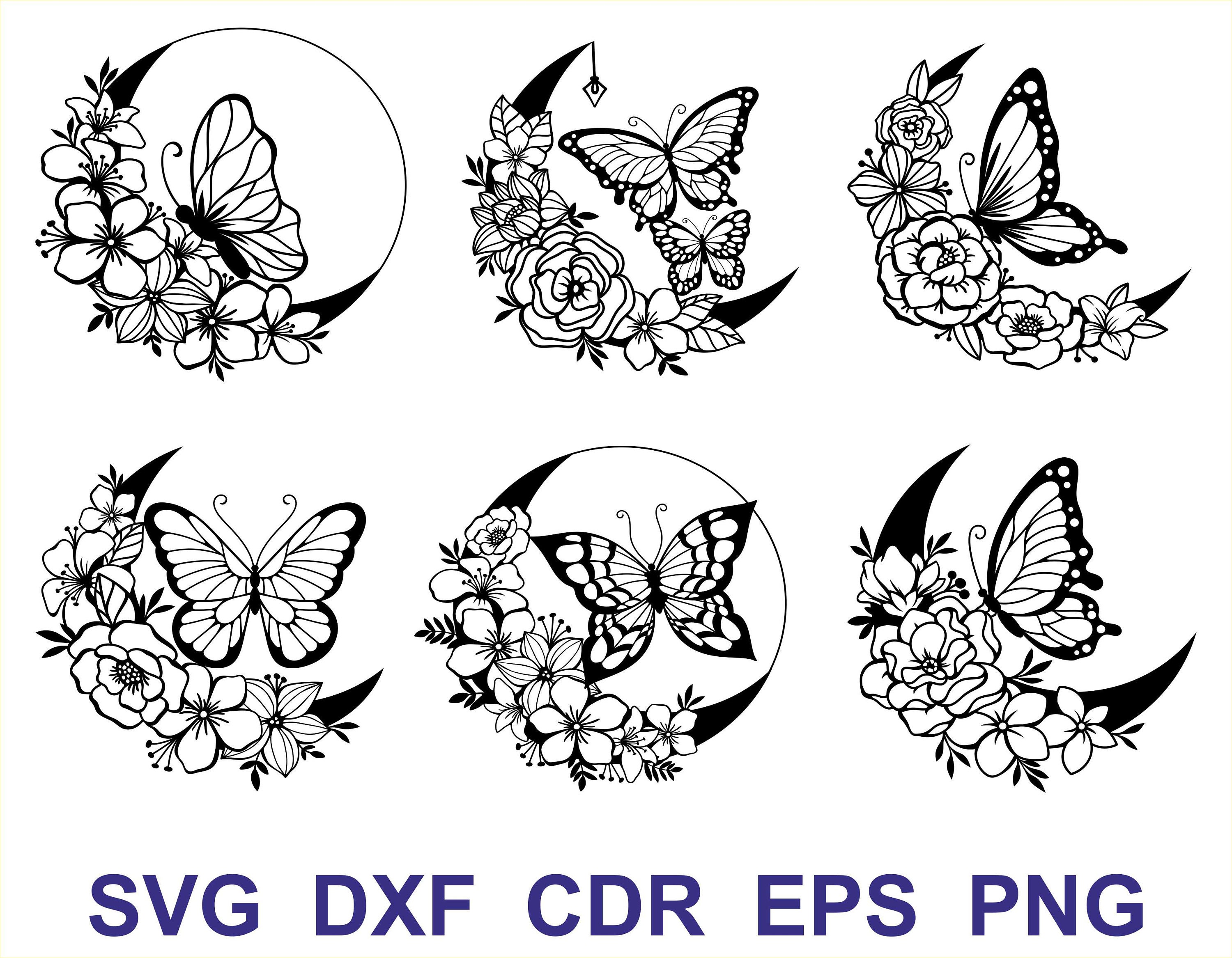 Papillon svg vecteur de papillon clipart de papillon svg de - Etsy France