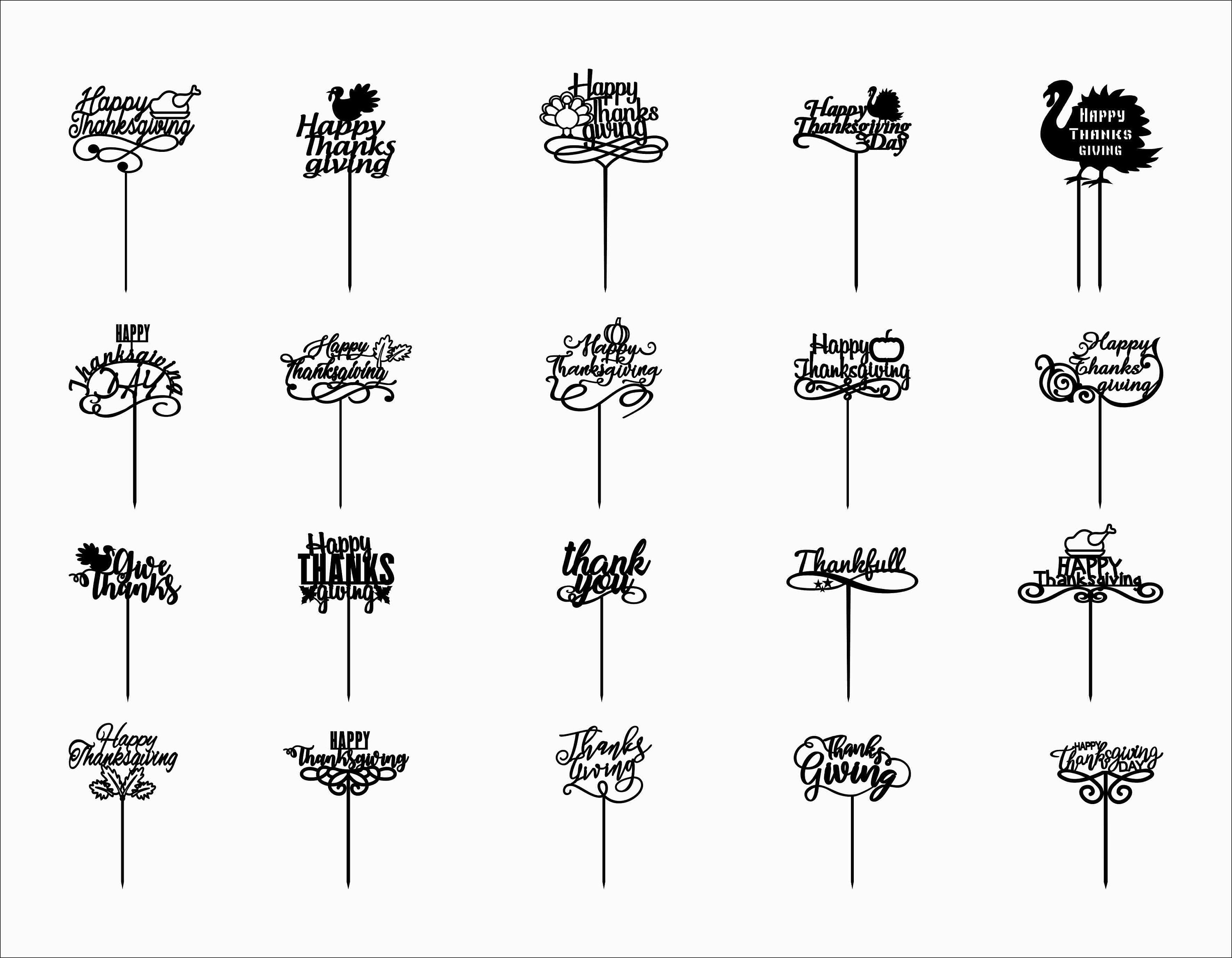 Thanksgiving Svg,svg Files for Cricut,thanksgiving Decor,dxf Files for ...