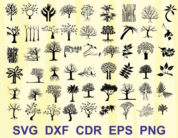 Baum Vektor Ast svg Baum svg Baum des Lebens svg Baum des | Etsy