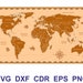 Vintage World Map Svg, Vintage Svg, Old Map Png, Vintage Map Png, Old ...