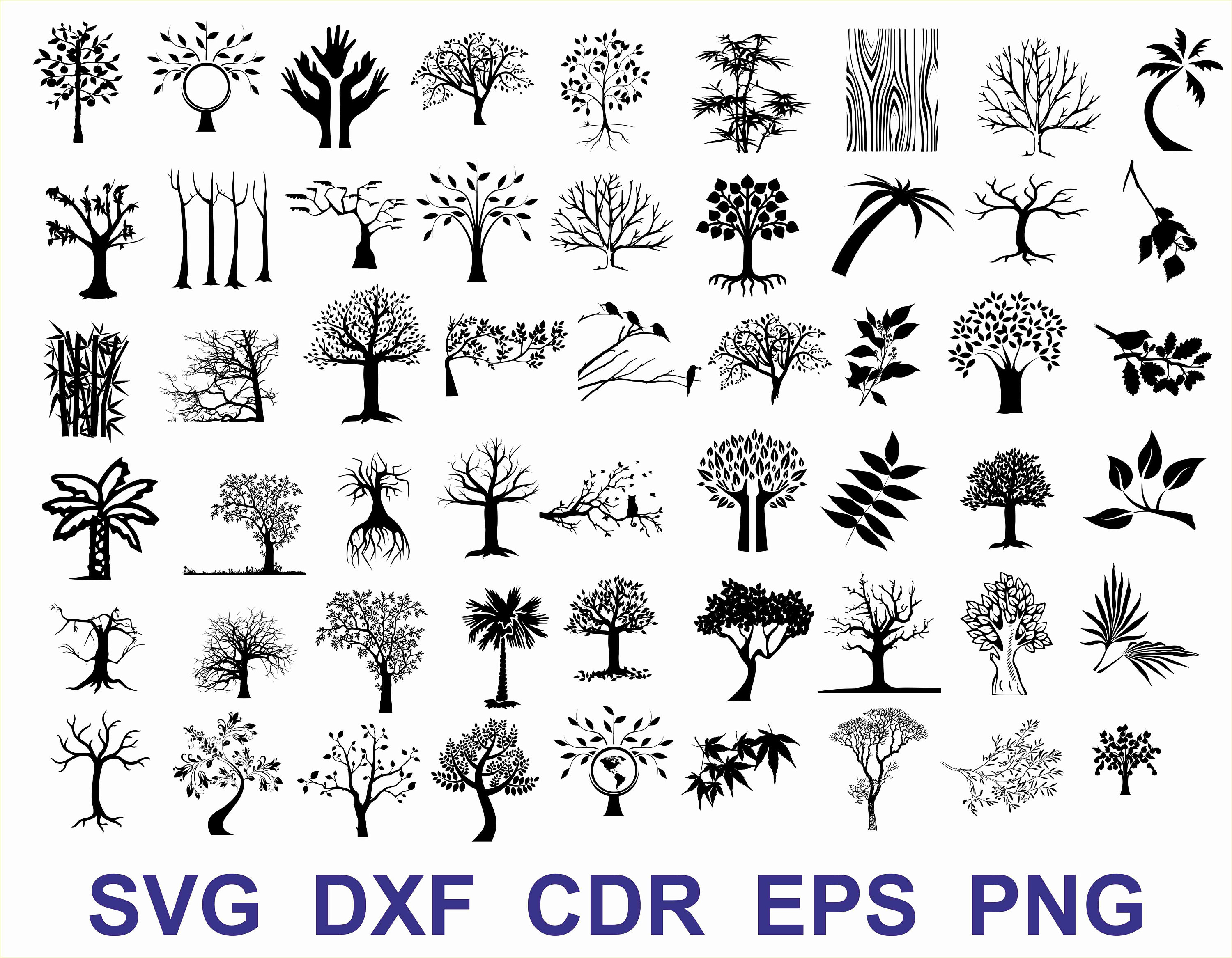 Baum Vektor, Ast svg, Baum svg, Baum des Lebens svg, Baum des Lebens ...