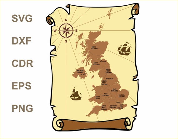 Clipart Uk Map