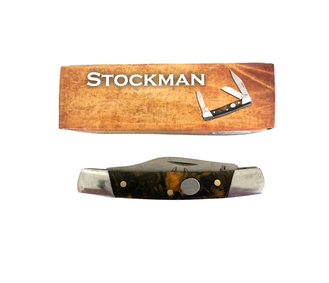 Rite Edge Folding Knife Stockman Black Pearl 972 - Etsy