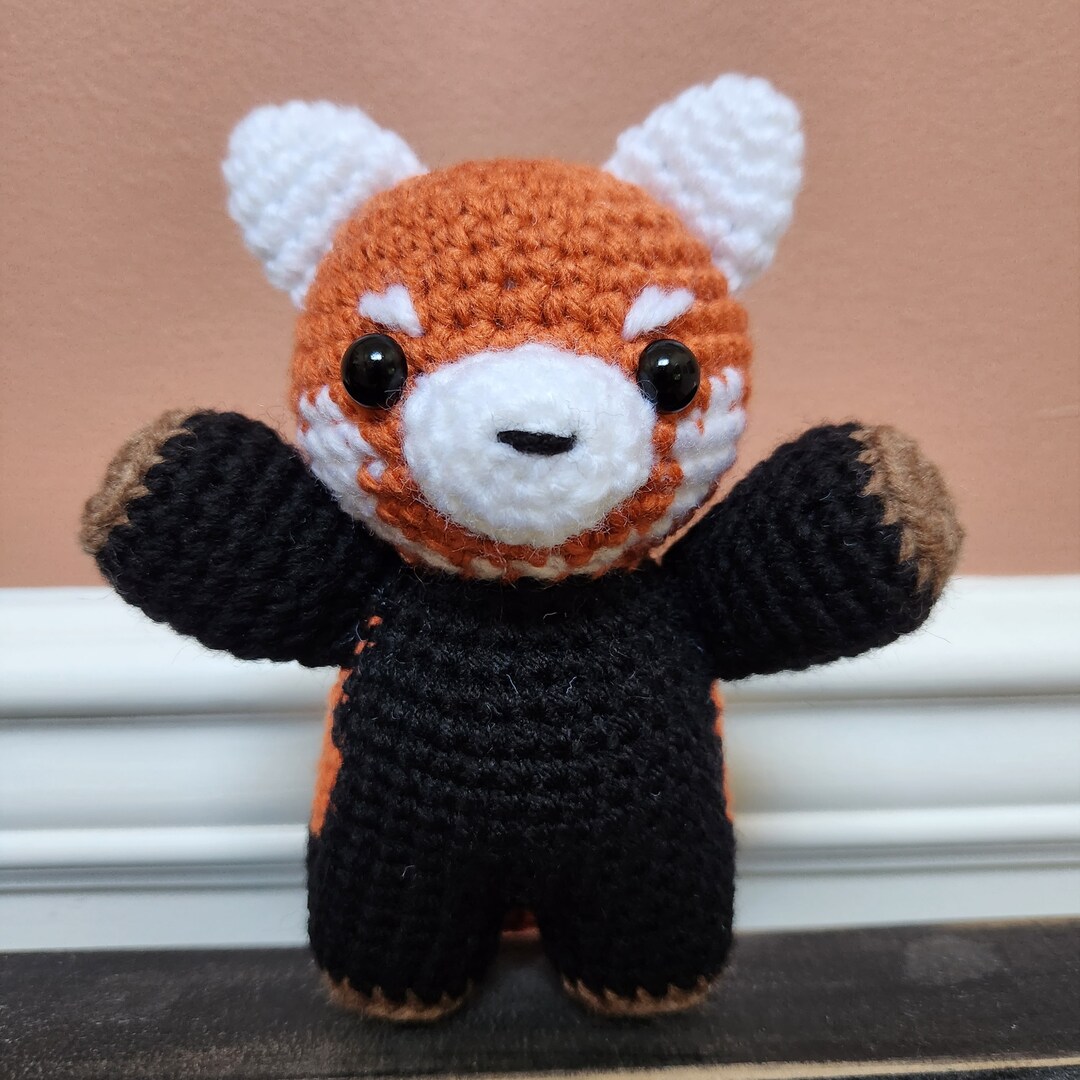 Hugging Mini Red Panda Crochet Pattern - Digital Pattern Only - Etsy
