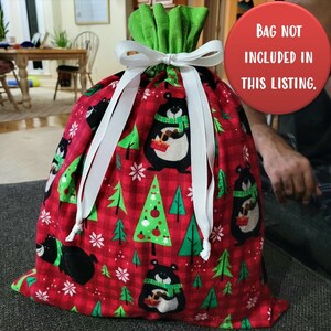 Reusable Fabric Drawstring Gift Bag Sewing Tutorial, Easy 20-minute ...