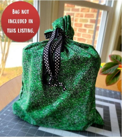 Reusable Fabric Drawstring Gift Bag Sewing Tutorial, Easy 20-minute ...