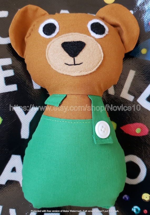 Corduroy Teddy Bear Template