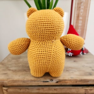Buff Teddy Bear Crochet Pattern, Easy & Fun Instructions for Beginners ...