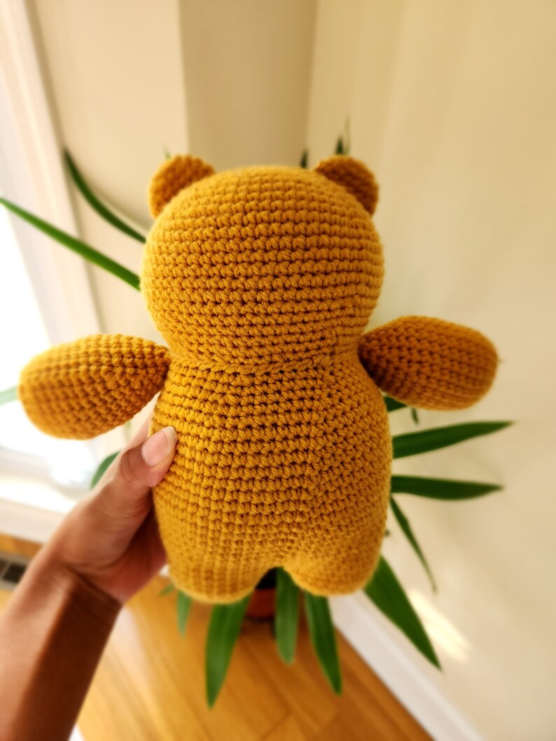 Buff Teddy Bear Crochet Pattern, Easy & Fun Instructions for Beginners ...