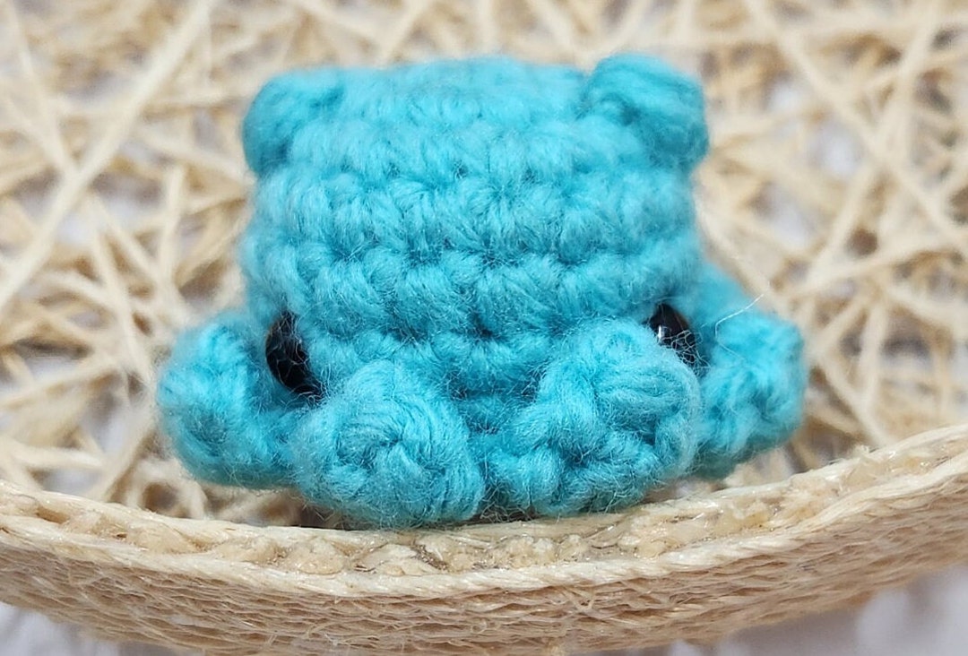 Mini Pacman Ghost Octopus Crochet Stuffed Mini Plush Toy, Crochet ...