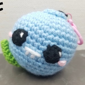 Crochet Blueberry Keychain Stuffies, Amigurumi Blueberry Stress Ball ...