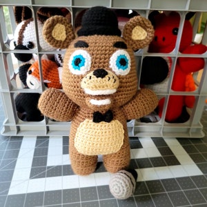 Freaky Top Hat Teddy Bear Crochet Pattern, Scary Bear, Killer Bear ...
