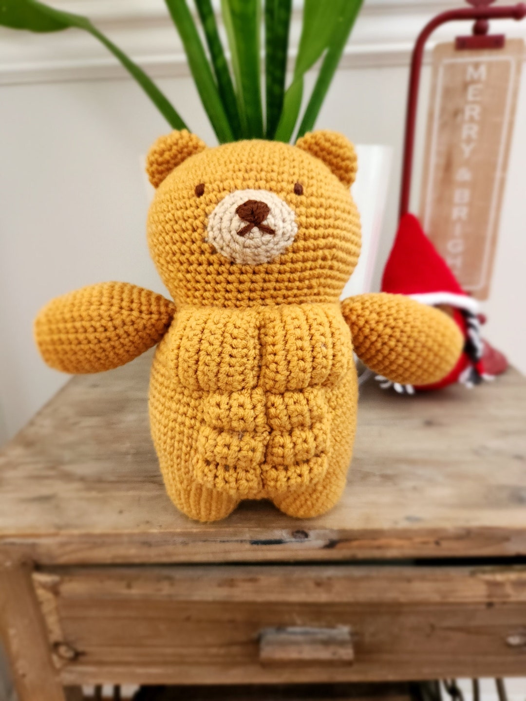 Buff Teddy Bear Crochet Pattern, Easy & Fun Instructions for Beginners ...