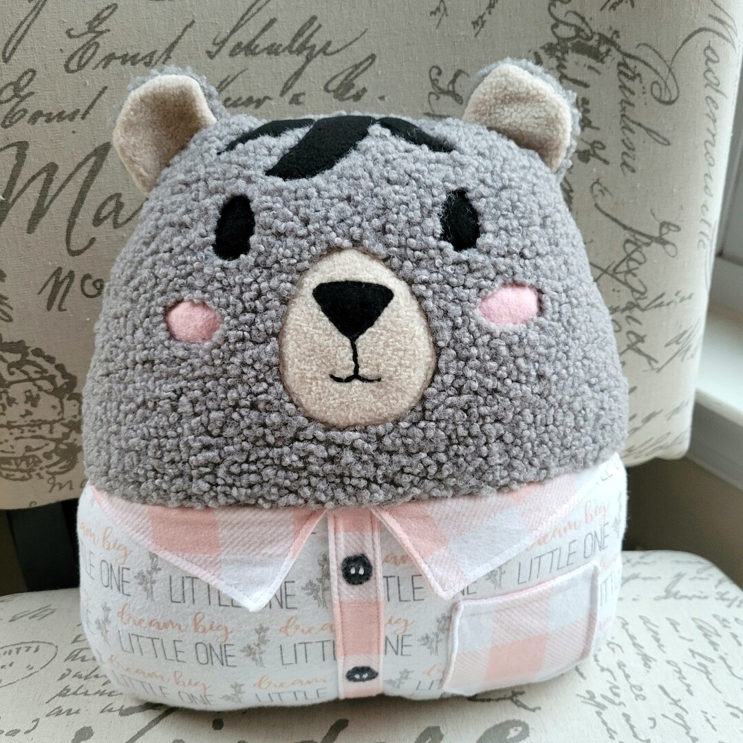 16-inch Pajama Bear Friend, Huggable Soft Bear, Handmade Teddy Bear ...