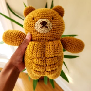 Buff Teddy Bear Crochet Pattern, Easy & Fun Instructions for Beginners ...