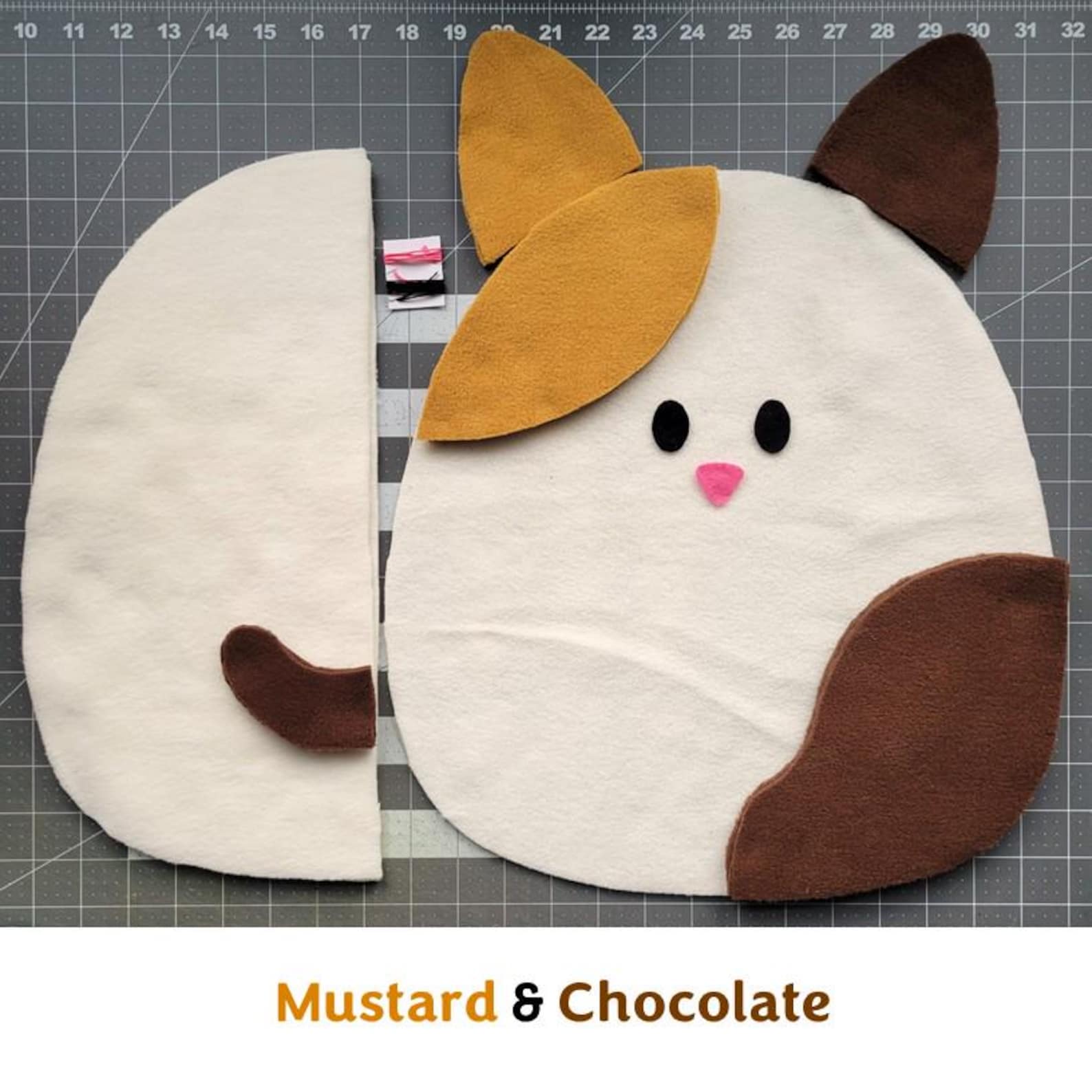Precut DIY 16-inch Calico Cat Sewing Kit, Sew Your Own Kitten Kit ...