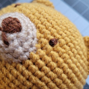 Buff Teddy Bear Crochet Pattern, Easy & Fun Instructions for Beginners ...