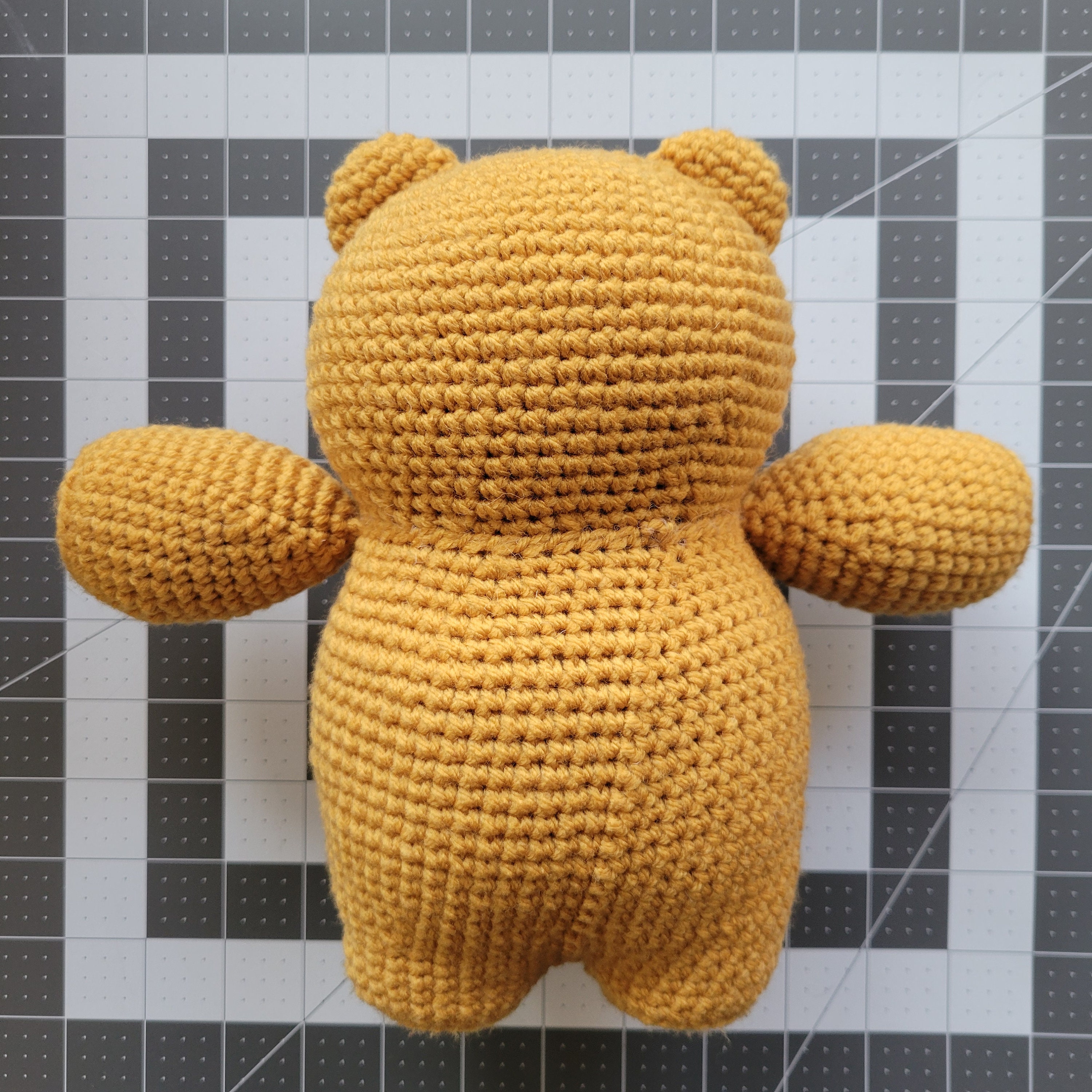 Buff Teddy Bear Crochet Pattern, Easy & Fun Instructions for Beginners ...