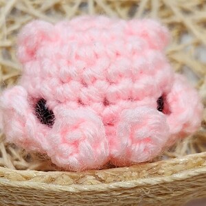 Mini Pacman Ghost Octopus Crochet Stuffed Mini Plush Toy, Crochet ...
