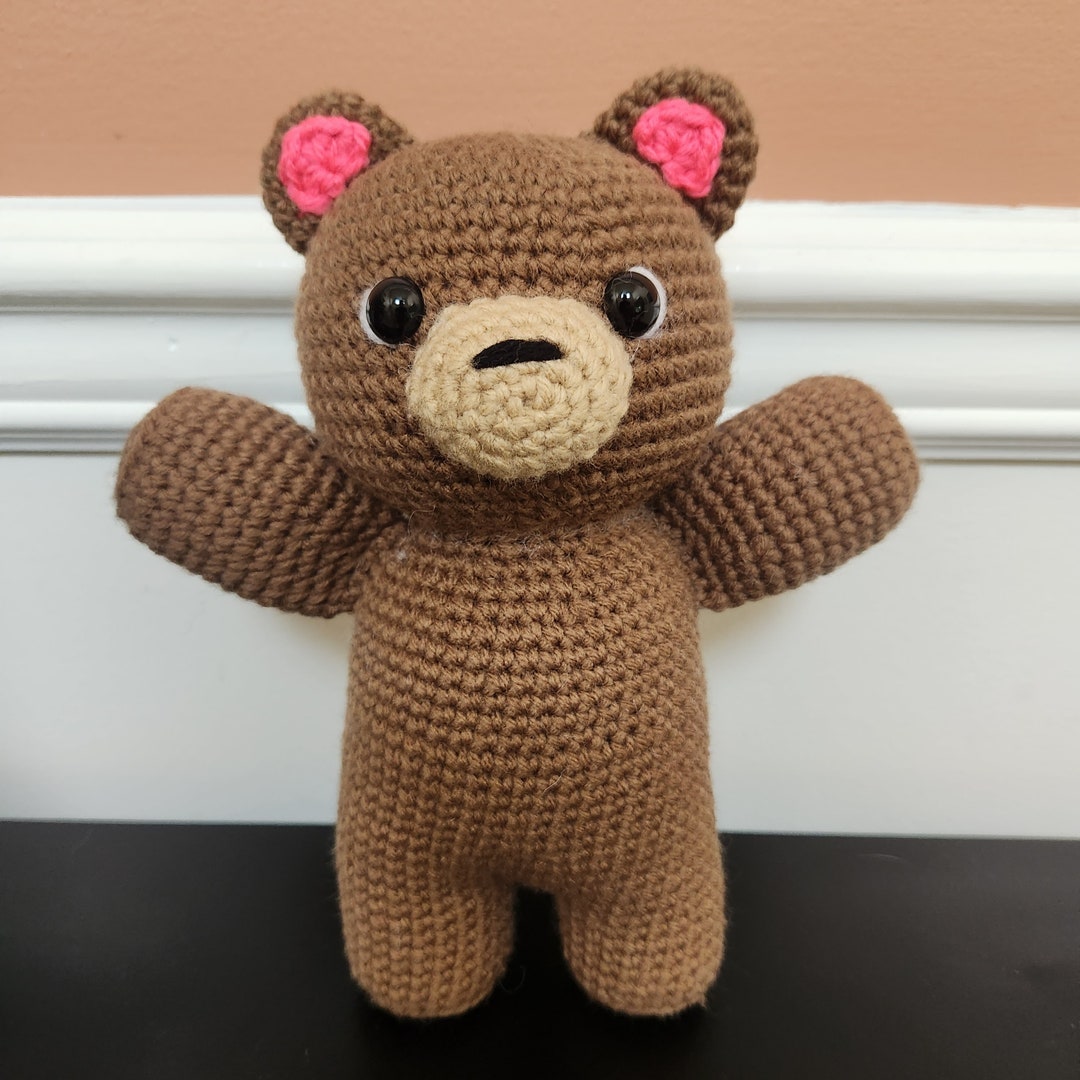 Hugging Brown Bear Crochet Pattern - Digital Pattern Only - Etsy