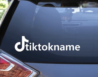 Custom Tiktok User Name Stickers 25-500pack Laptop Wall Handle Sticker ...