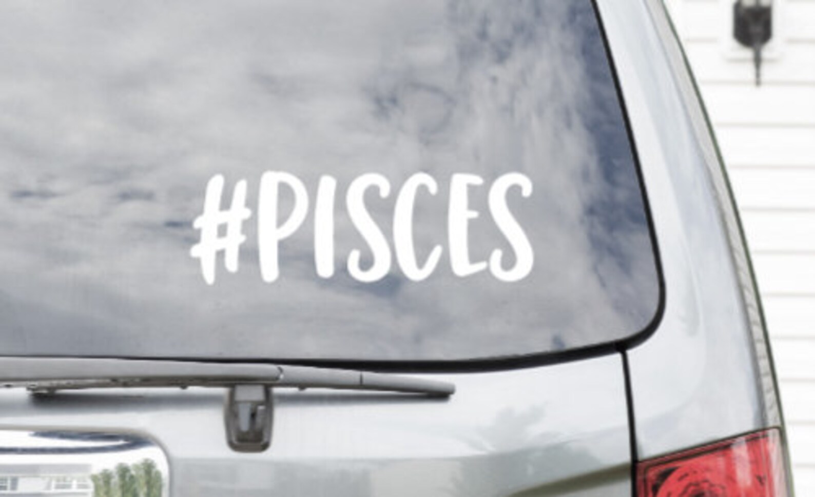 Pisces Car Decal / Pisces Sticker / Pisces Zodiac Sign / | Etsy
