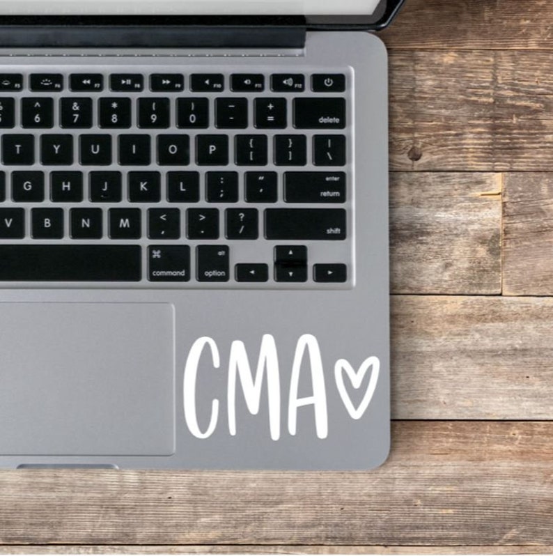CMA Vinyl Laptop Decal / CMA Sticker / Certified Medical | Etsy