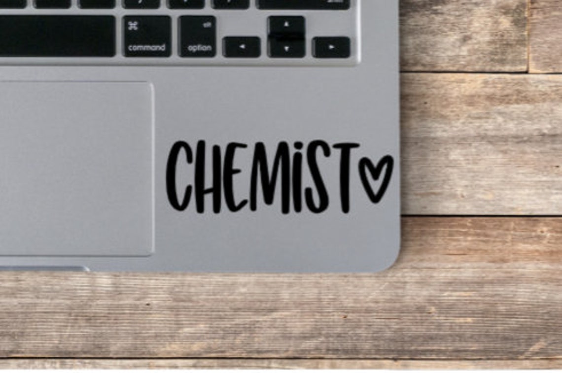 Chemist Laptop Sticker / Chemist Decal / Chemist Gift / | Etsy