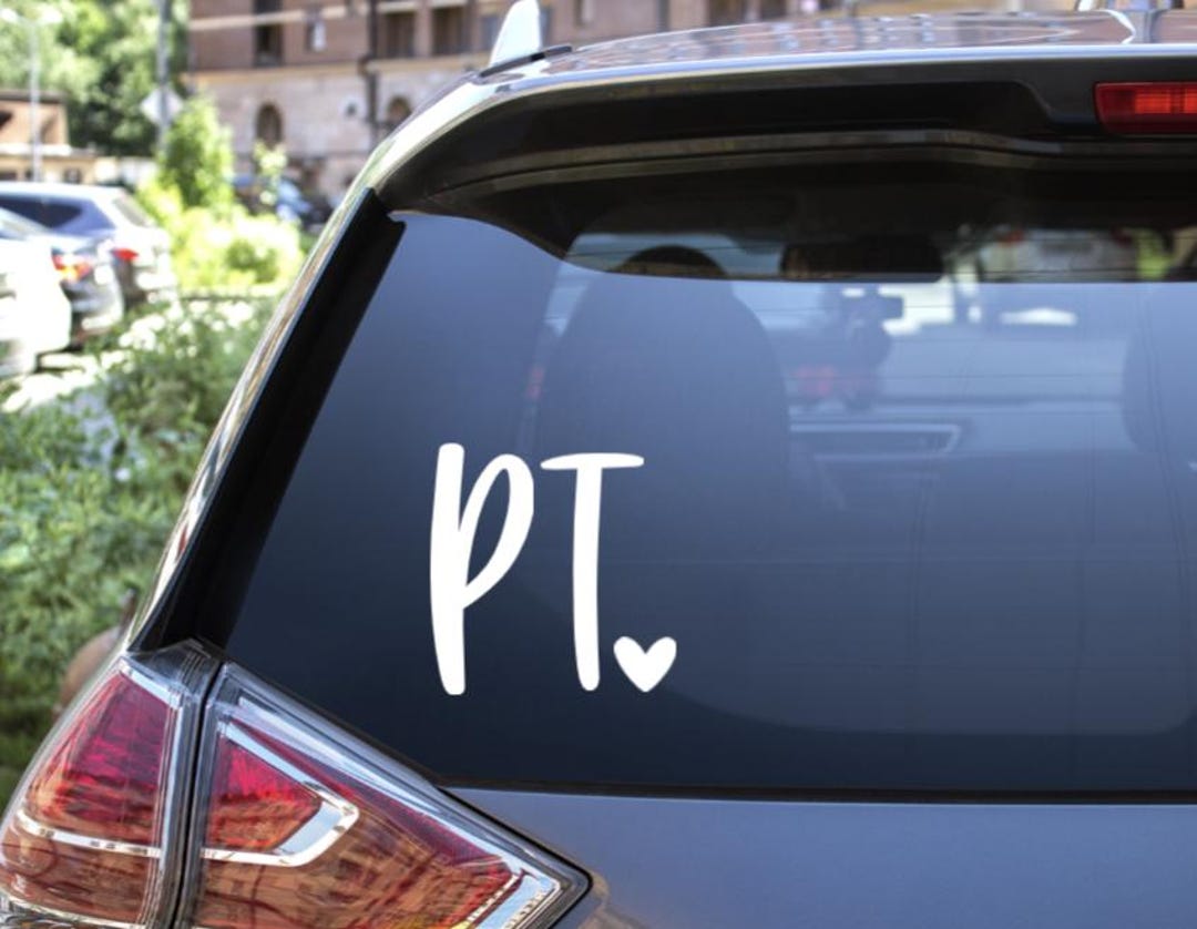 Physical Therapist Car Vinyl Decal / Physical Therapy Sticker / Window ...