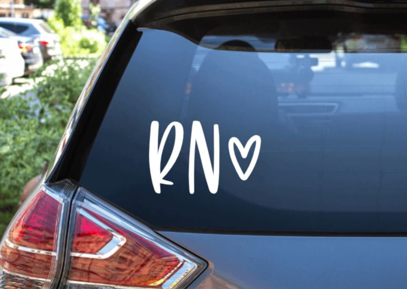 RN Vinyl Car Decal / RN Window Sticker / RN Life / Registered | Etsy
