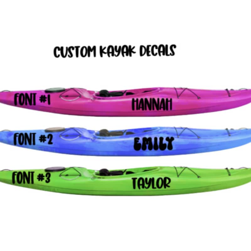 Kayak Decal - Etsy