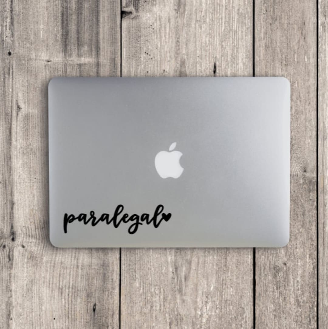 Paralegal Laptop Decal / Paralegal Laptop Sticker / Legal Assistant ...