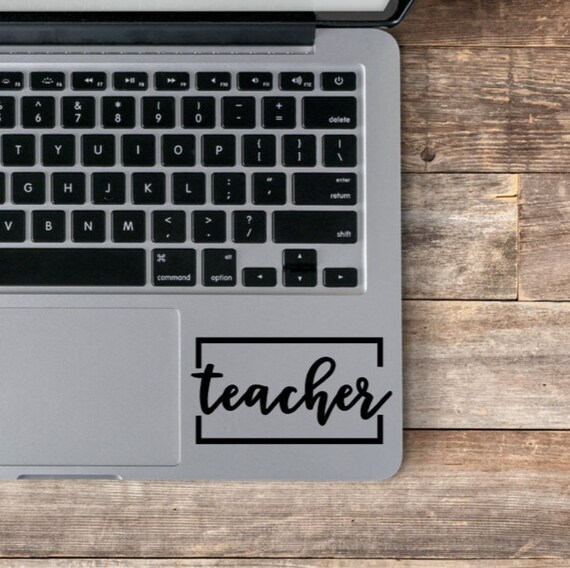 Teacher Laptop Vinyl Decal / Teacher Laptop Sticker / Educator - Etsy