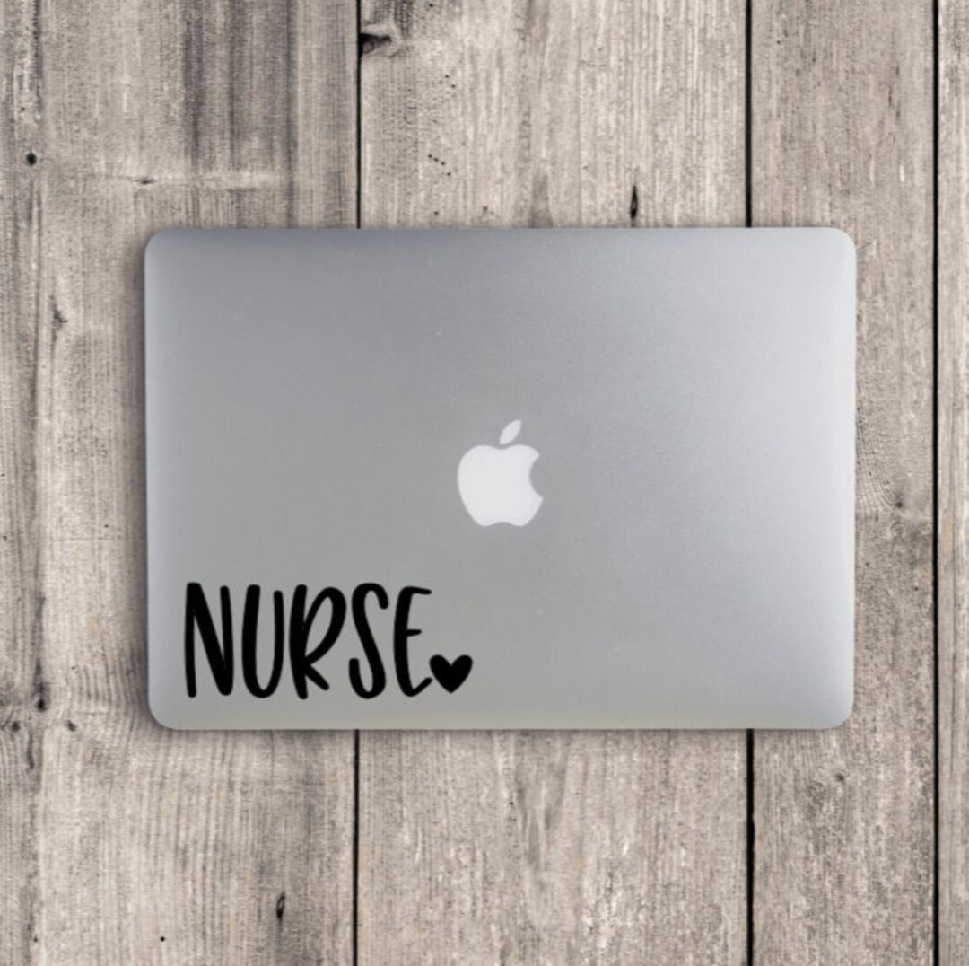 Nurse Laptop Decal / Nurse Laptop Sticker / Vinyl Decal / RN Nurse / ER ...