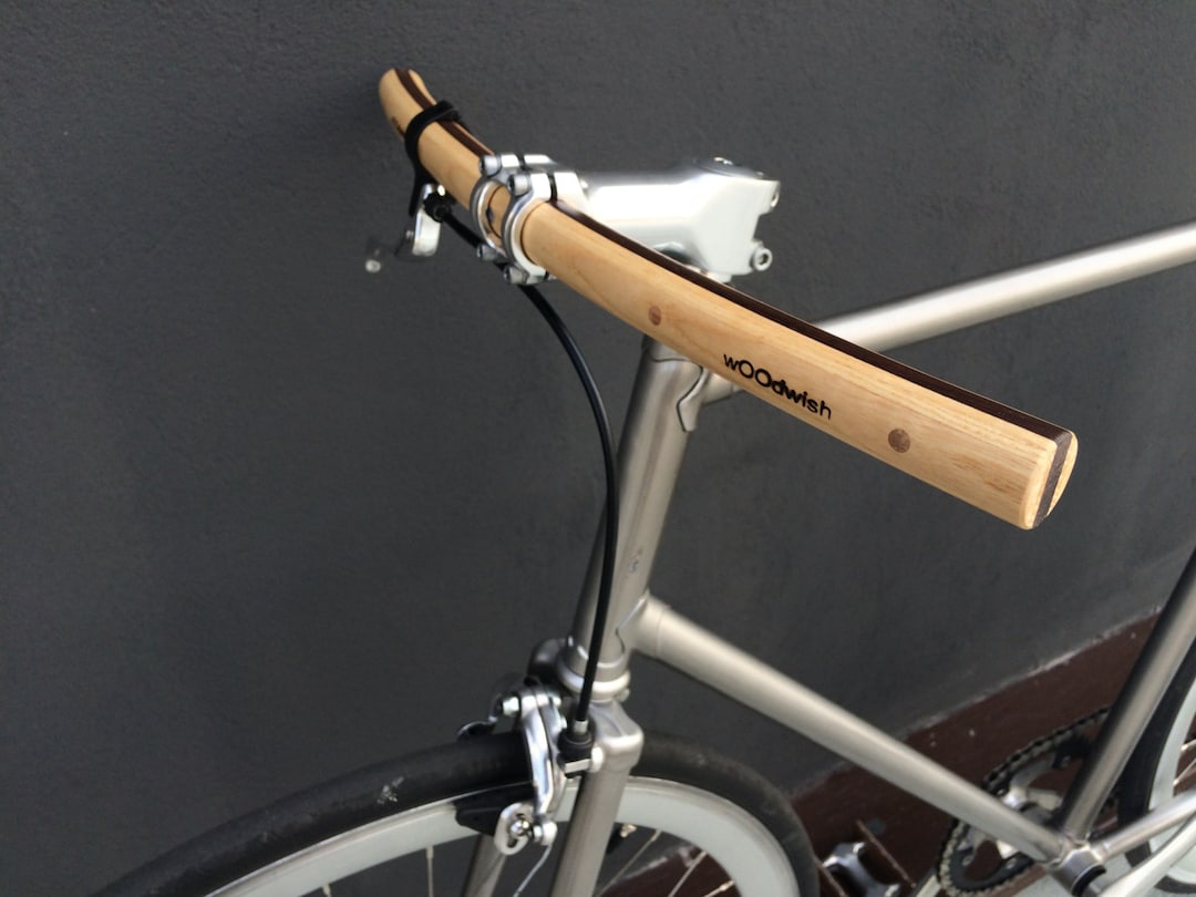 Wenge and Ash Wood Curved Bicycle Handlebar - Etsy