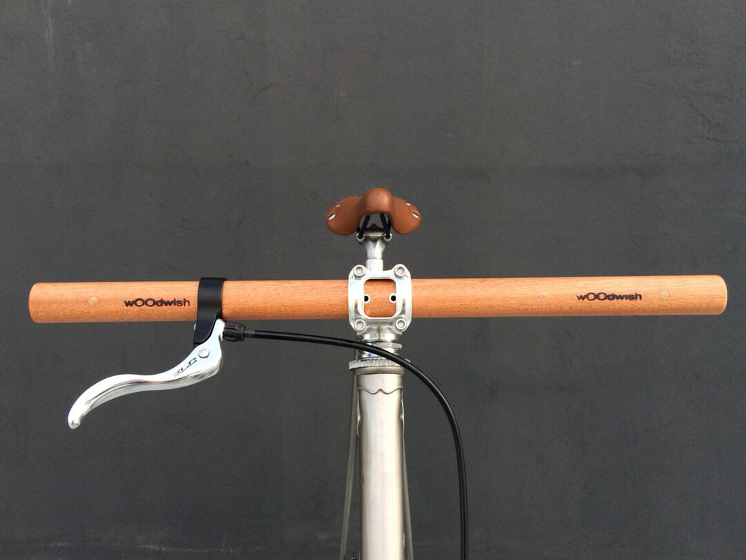 Mahogany Wood Straight Bicycle Handlebar - Etsy
