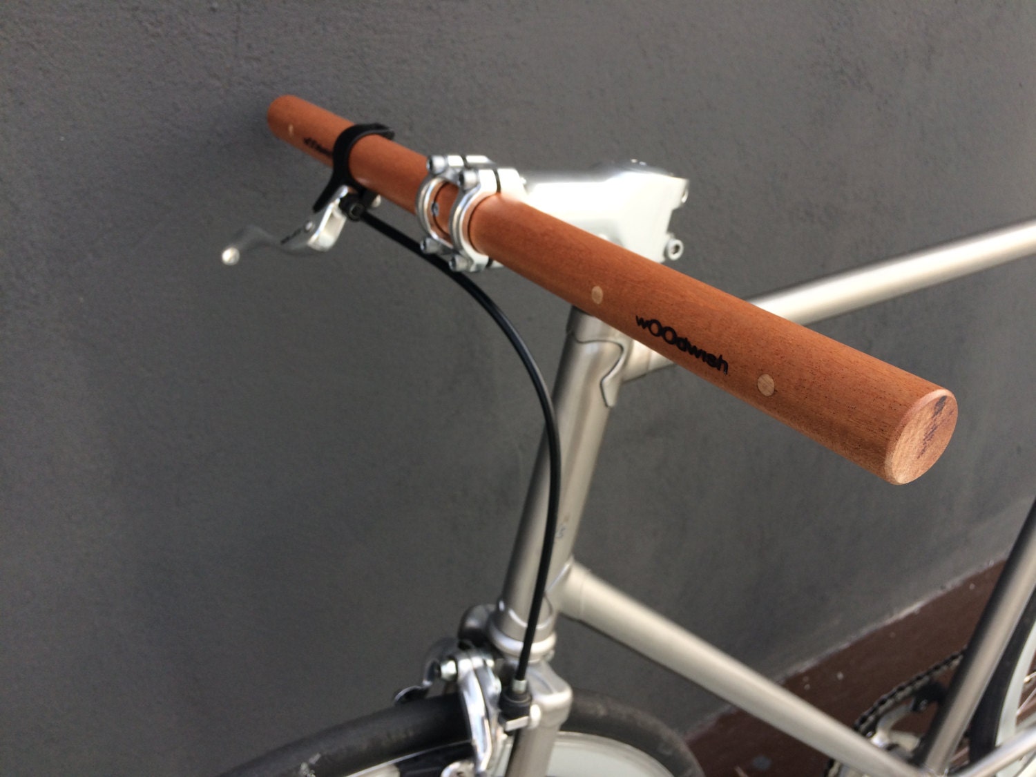 Mahogany Wood Straight Bicycle Handlebar - Etsy
