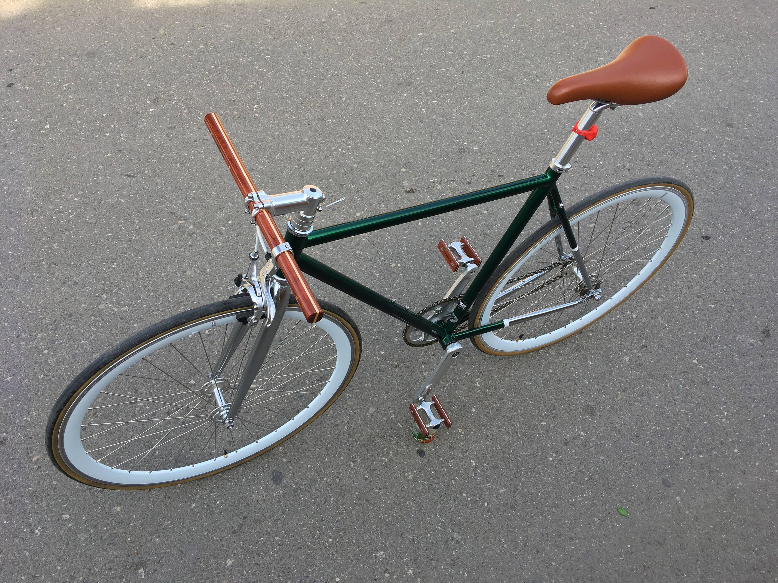 Bubinga and Ash Wood Straight Bicycle Handlebar - Etsy