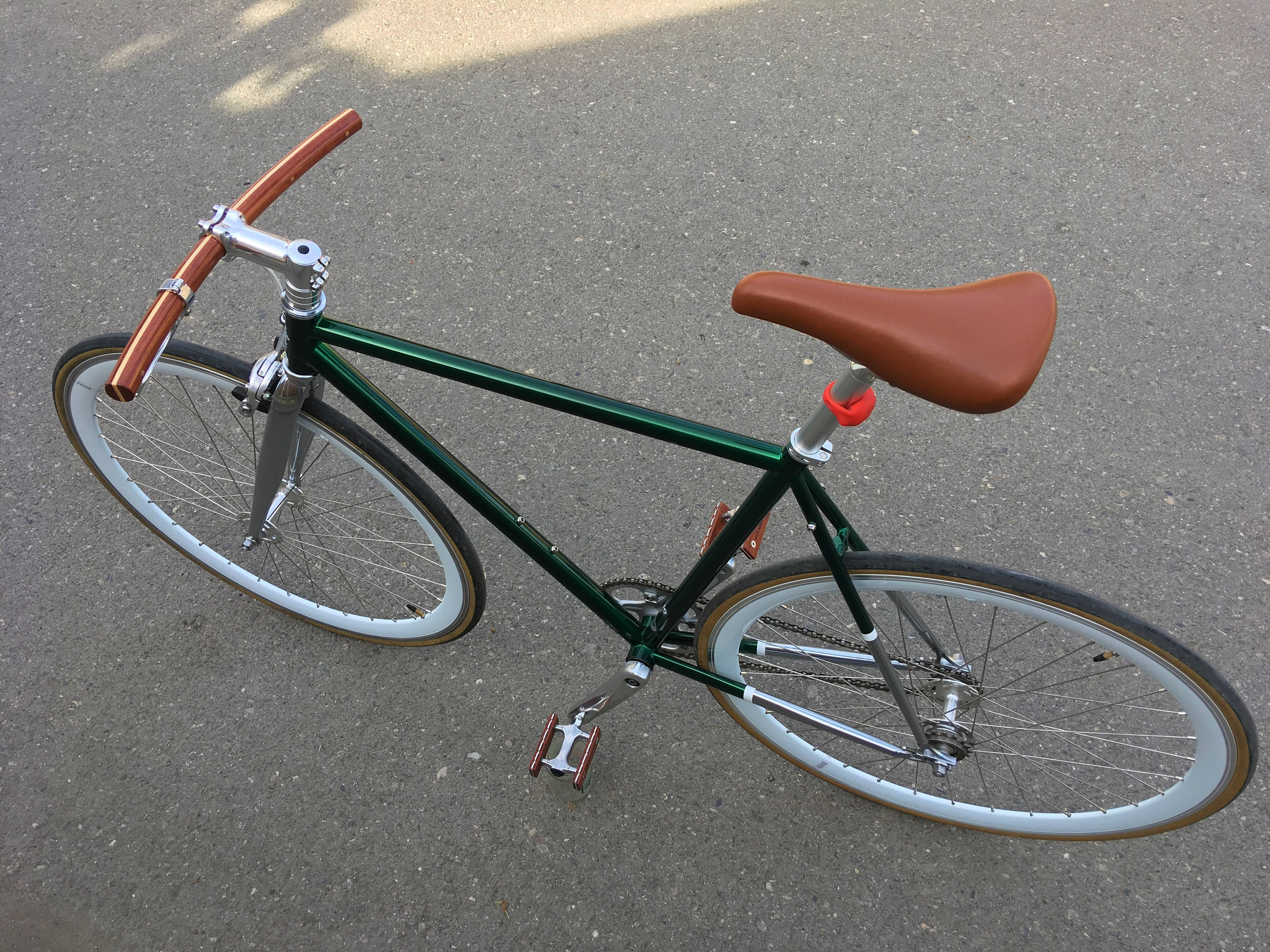 Bubinga and Ash Wood Curved Bicycle Handlebar - Etsy