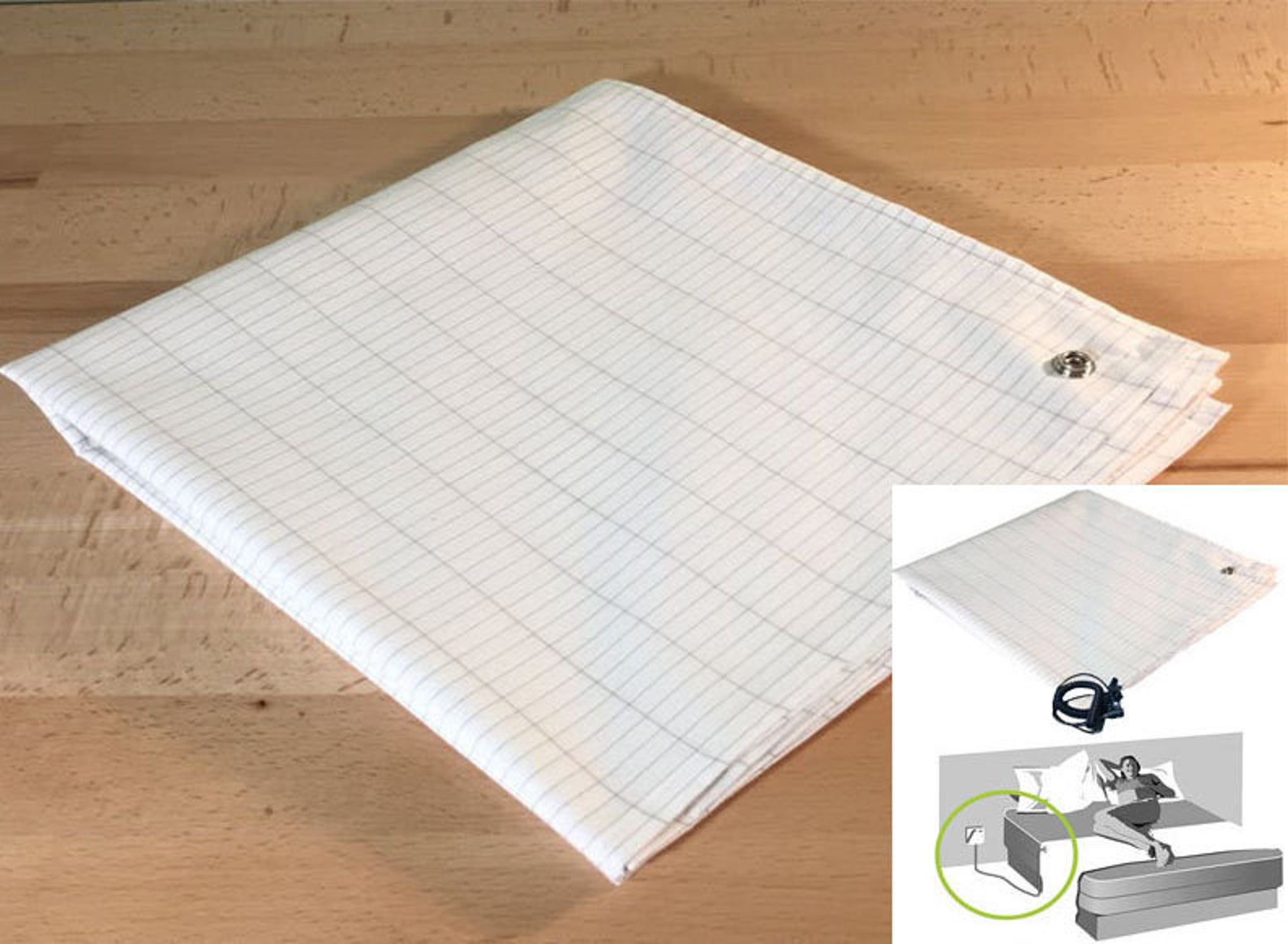 Conductive Earthing Grounding Half Sheet 96"x 23" & Conductive Copper ...