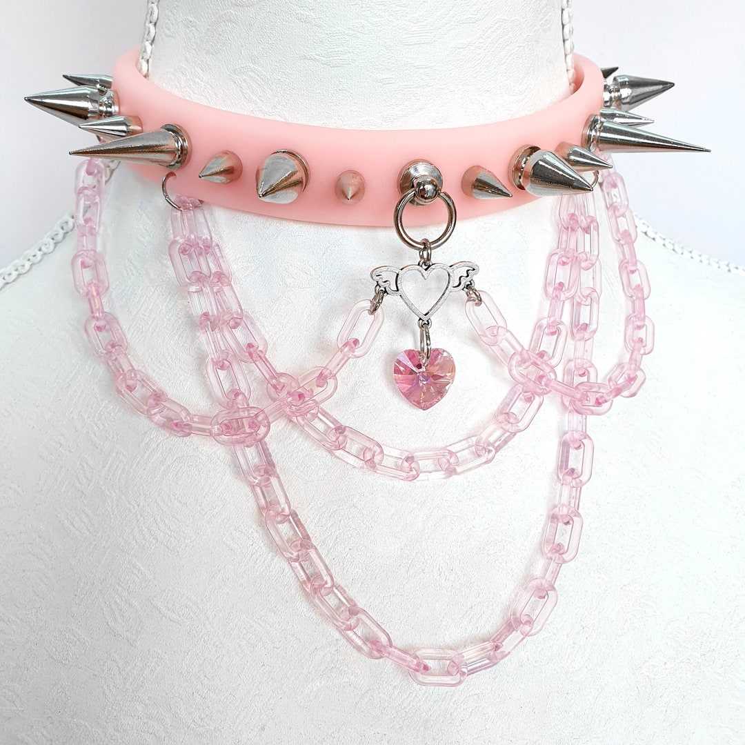 Sweetheart Silicone Glow Chain Choker 12-14 Inches - Etsy