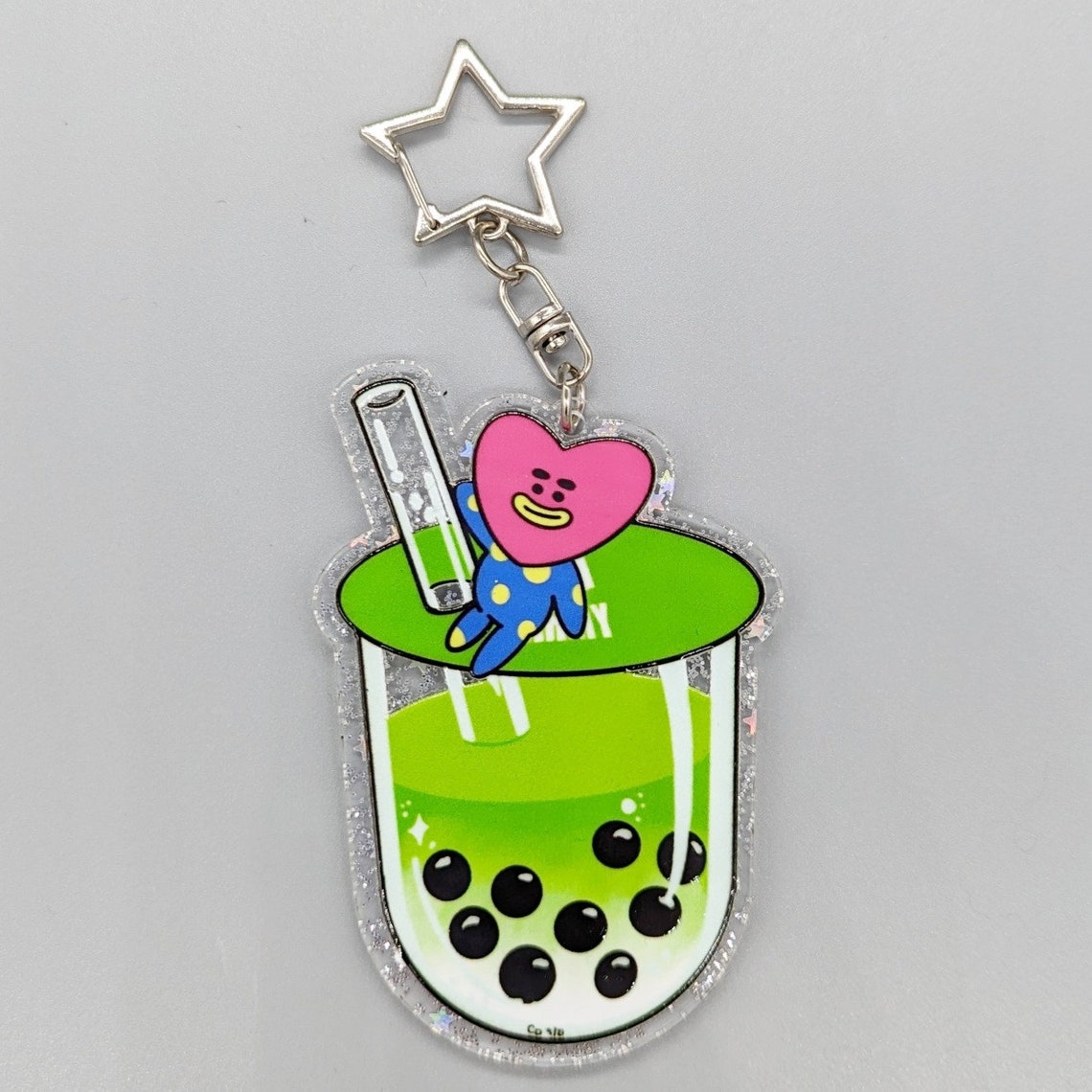 Acrylic BT21 Boba Keychains - Etsy