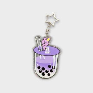 Acrylic BT21 Boba Keychains - Etsy
