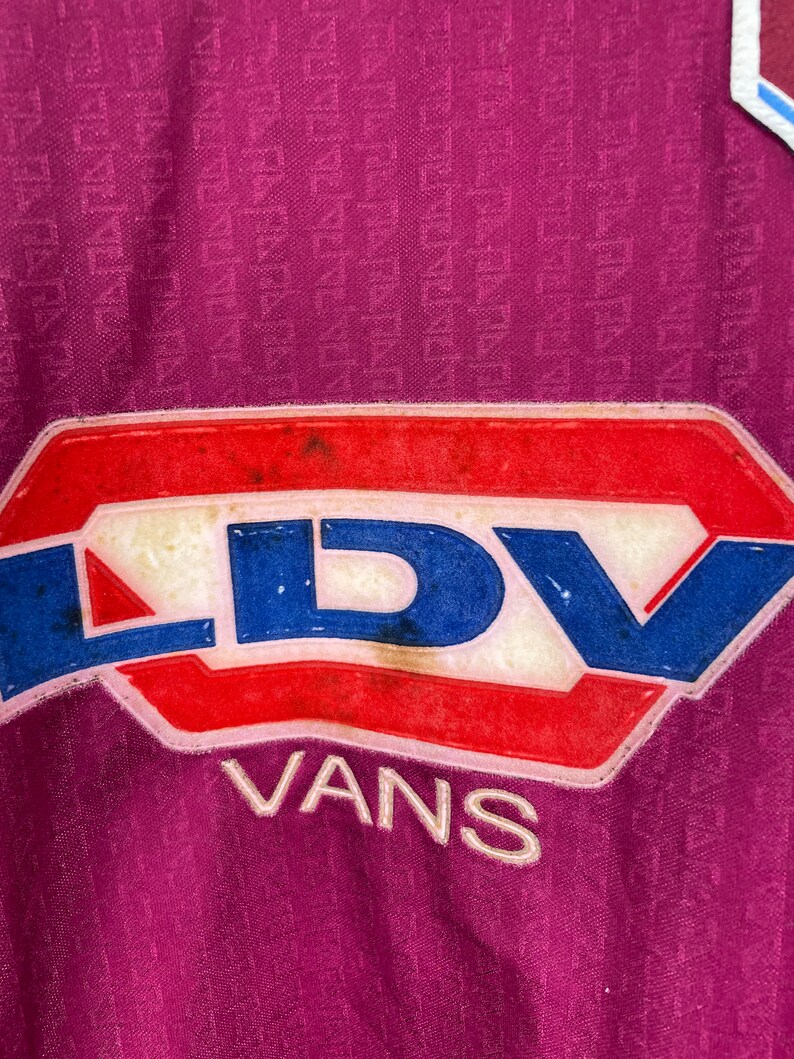 Vintage Aston Villa FC 98-99 Reebok LDV Vans Jersey - Etsy