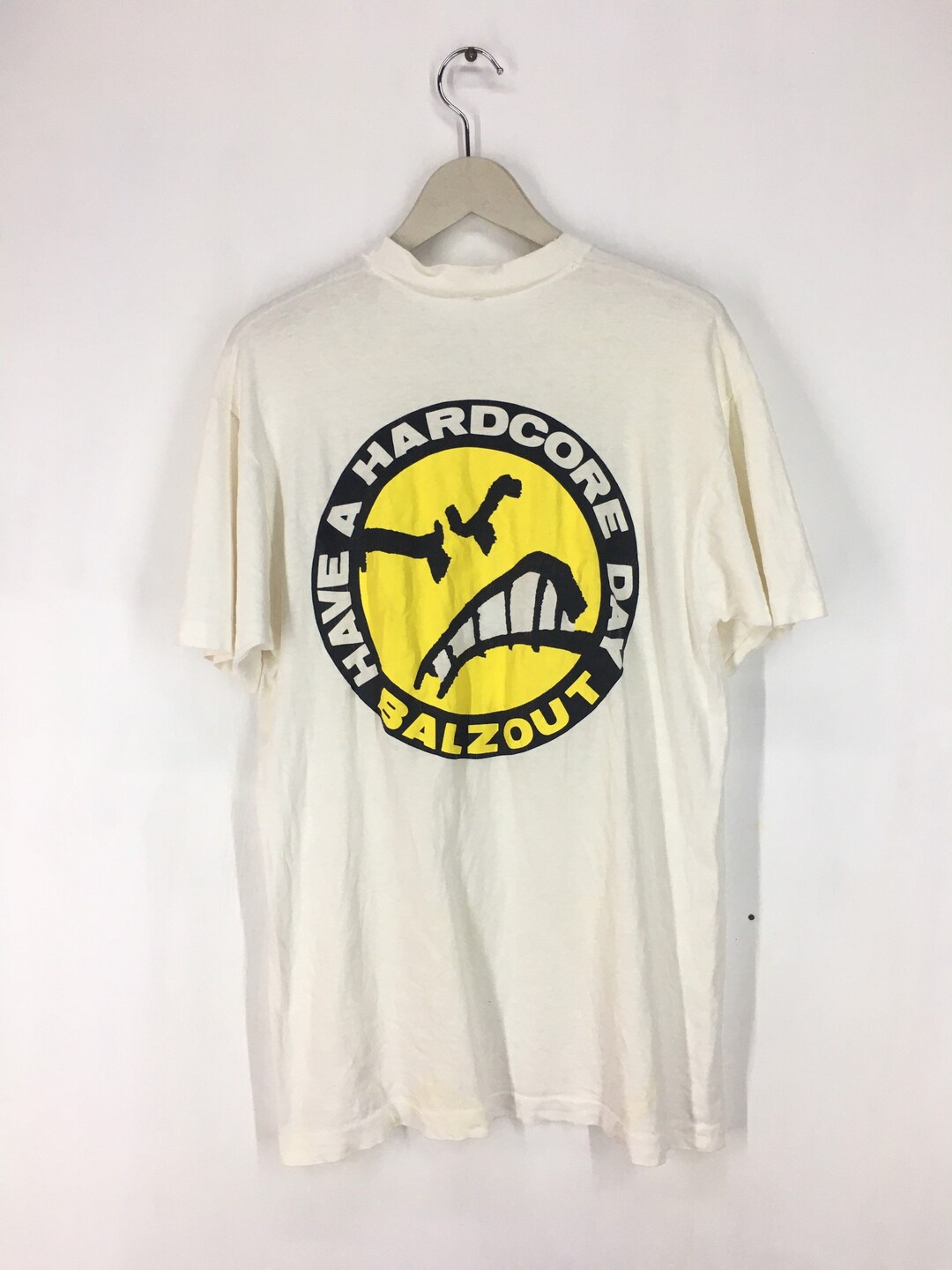 Vintage 90s Have a Hardcore Day Balzout T Shirt M - Etsy