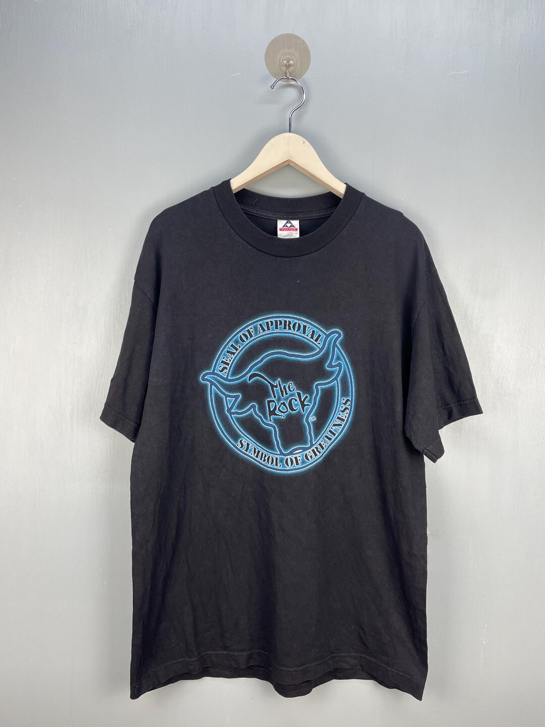 Vintage Y2K the Rock WWF Guaran Damn Tees It T Shirt - Etsy