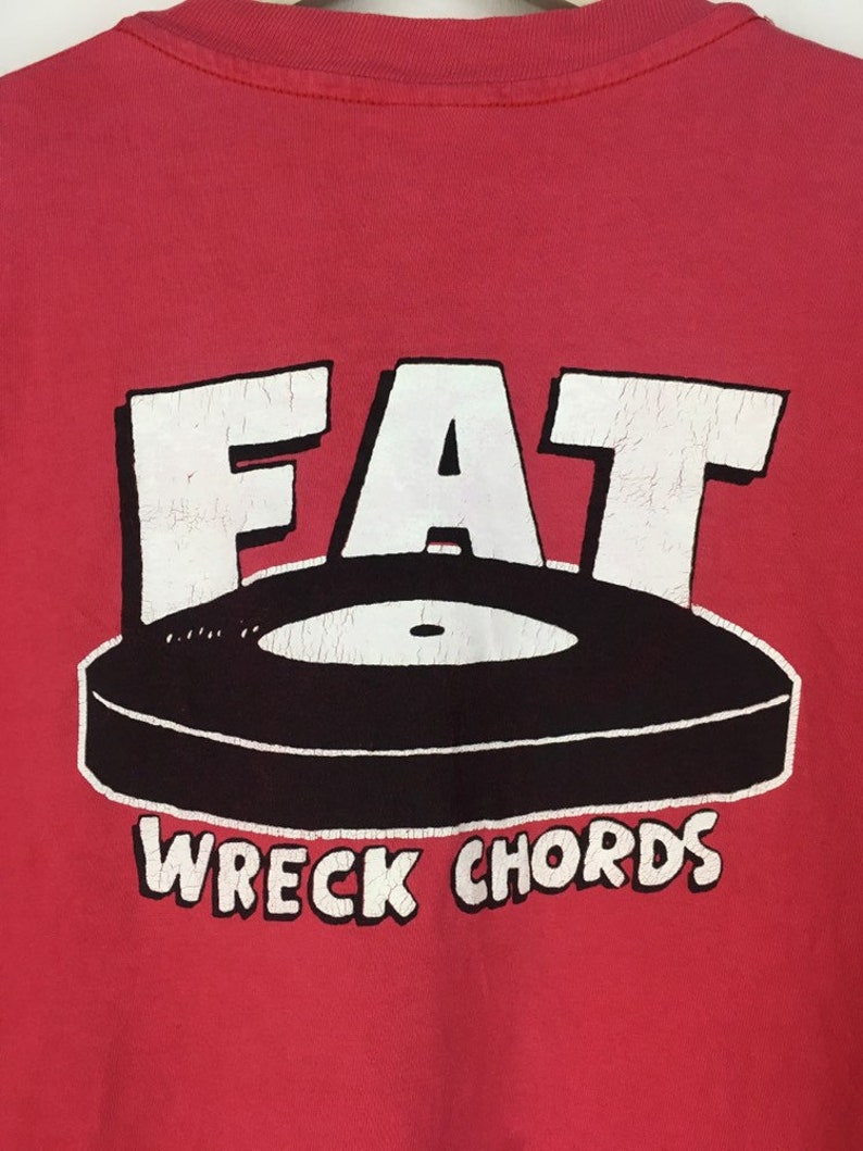 Vintage 90s FAT Wreck Chords Punk Rock Record Nofx Nufan Lagwagon Punk ...