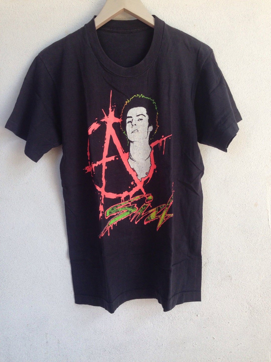 Vintage 90s Sid Visious My Way Sex Pistols Band Tshirt S Etsy
